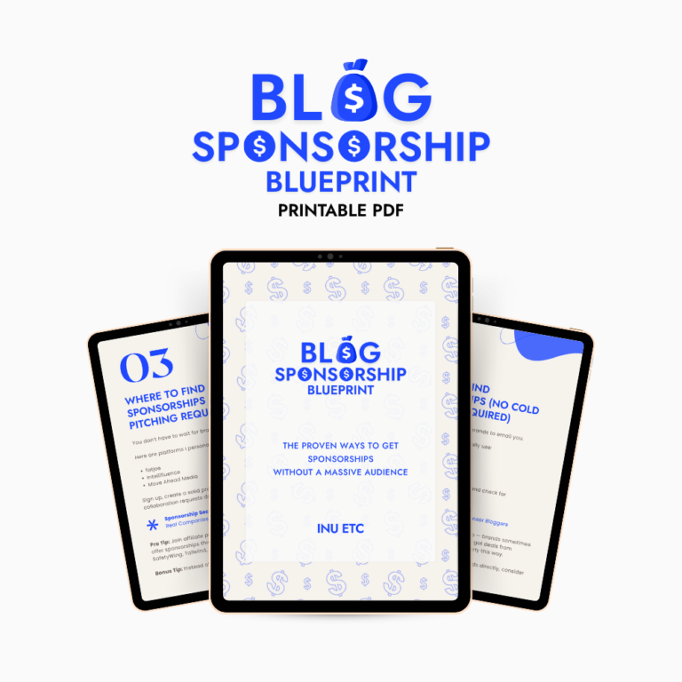 Ultimate Blog Sponsorship Success Bundle - Inu Etc